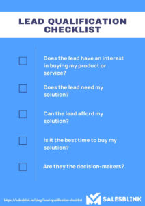 The Ultimate 5 Step Lead qualification Checklist (MQL to SQL)