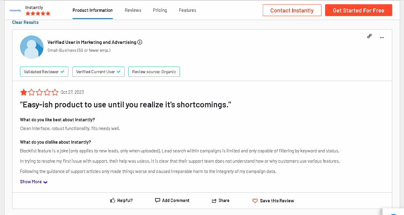 Instantly.ai Review - Features, Pricing, Alternative